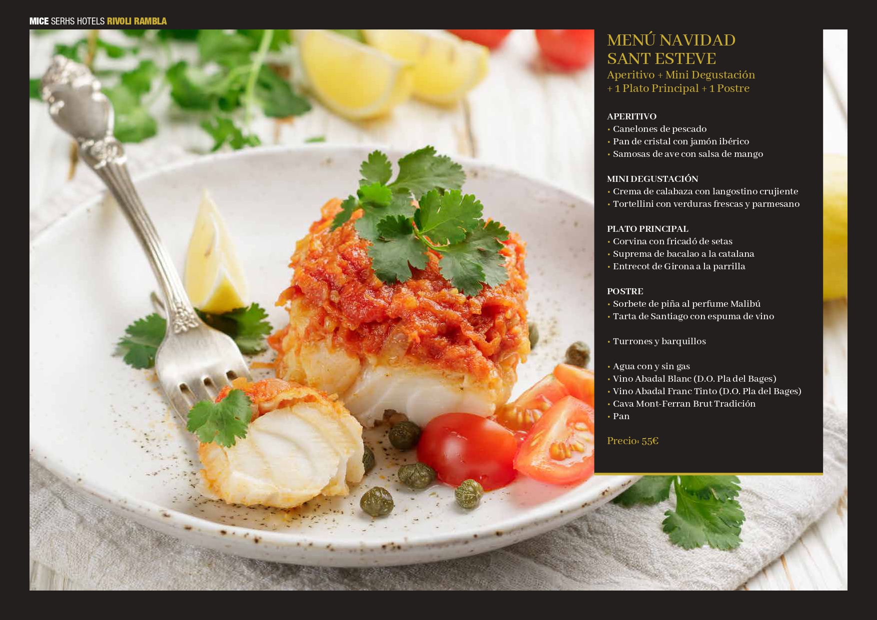 Restaurant and bar in La Rambla - Hotel SERHS Rivoli Rambla